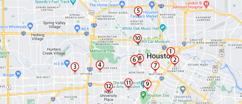 HoustonProperties - Interactive Map Of Houston Neighborhoods