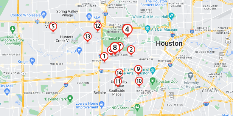 HoustonProperties - Interactive Map Of Houston Neighborhoods